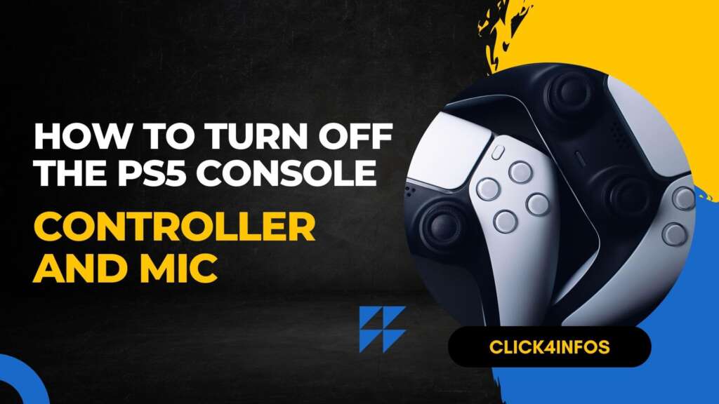 How To Turn Off The PS5 Console