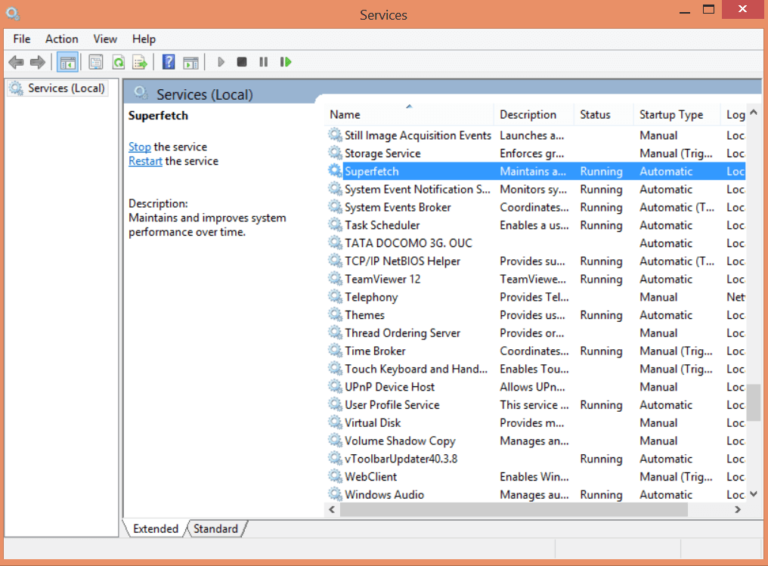 How to disable Superfetch in Windows 10, 8 and 7